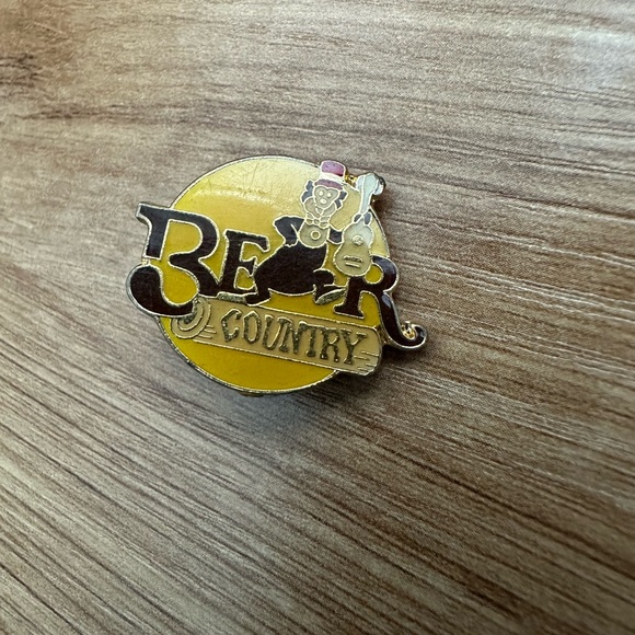 Disney | Other | 985 Vintage Disney Bear Country Pin With Yellow And ...